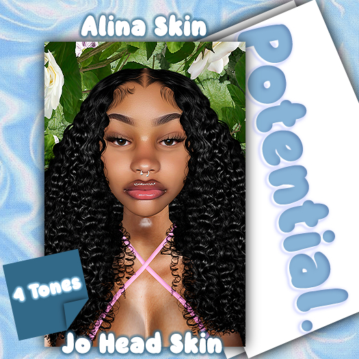 Second Life Marketplace - Potential. // Alina Skin Jo Head - Fatpack